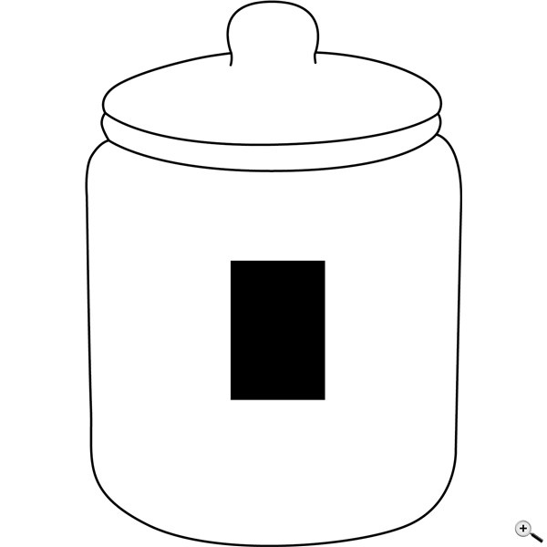 Blank Cookie Jar Clipart